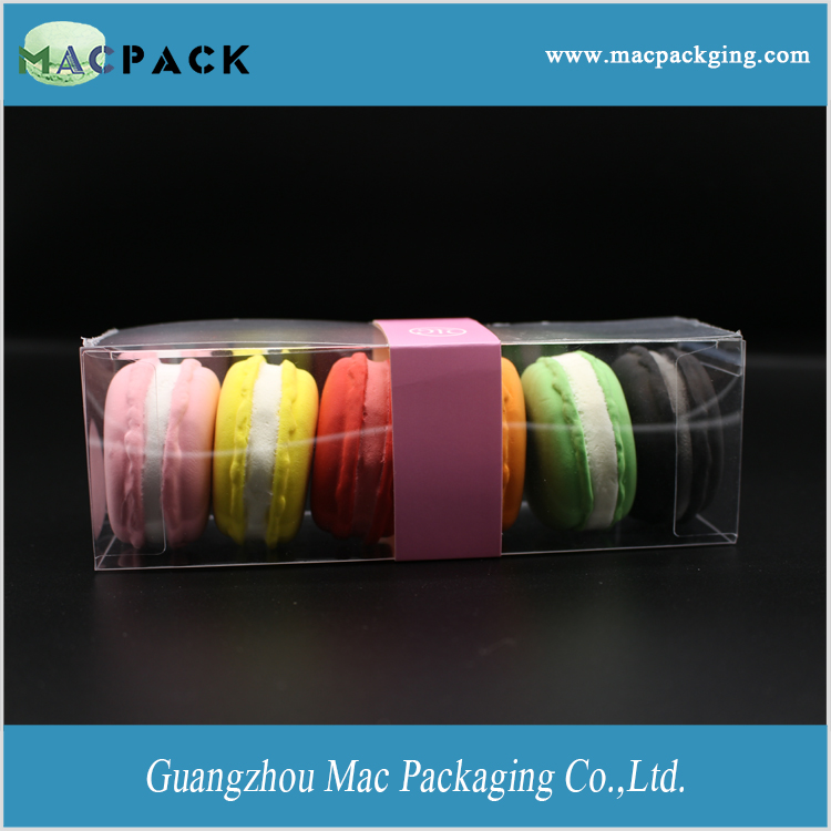 Plastic 6 macarons box - MAC-PACK